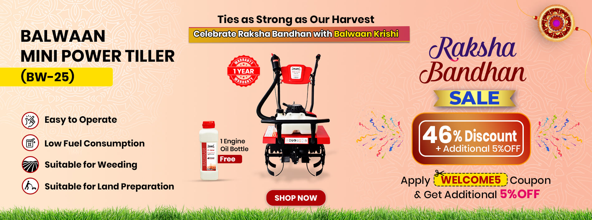 Buy High Quality Agriculture Equipments | Balwaan Krishi